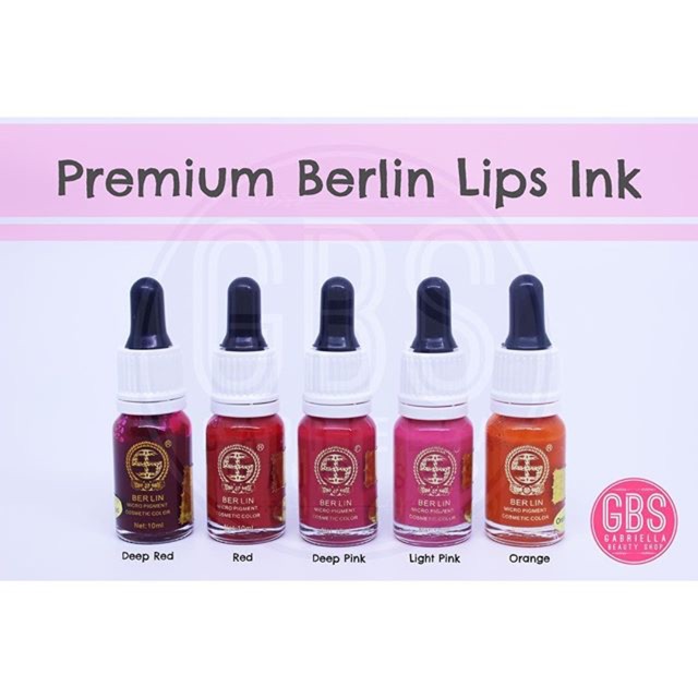 Jual Tinta Sulam Premium Berlin Lips Ink | Shopee Indonesia