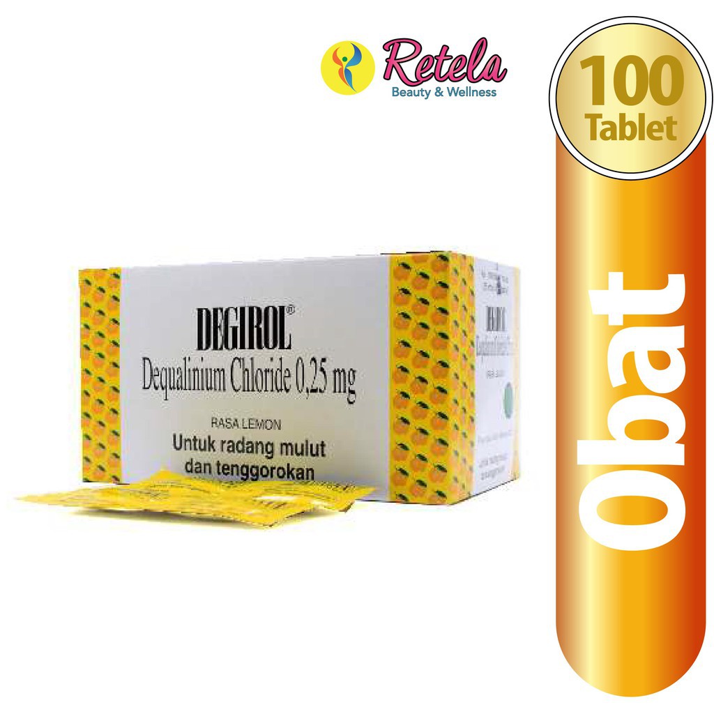 Jual Degirol Lozenges 1 Strip @10 Tablet Obat Radang Tenggorokan ...