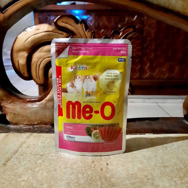 Jual meo wet food tuna for kitten 80 gr | Shopee Indonesia