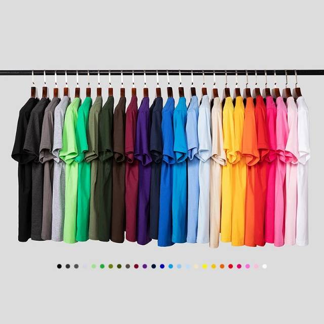 Jual Kaos polos cotton combed 30s (katun combed 30s) | Shopee Indonesia