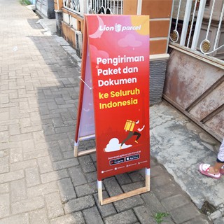Jual LION PARCEL STANDING BANNER SPANDUK Indonesia|Shopee Indonesia