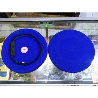 Jual baret biru pom polisi militer super wool/baret biru camel merah ...