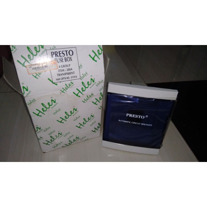 Jual BOX MCB PRESTO FUSE BOX 4 GROUP 2804 | Shopee Indonesia