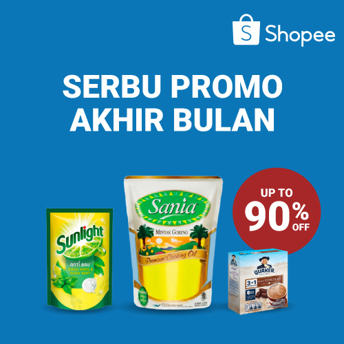 Serbu Promo Akhir Bulan Disc. up to 90% | 24 Nov