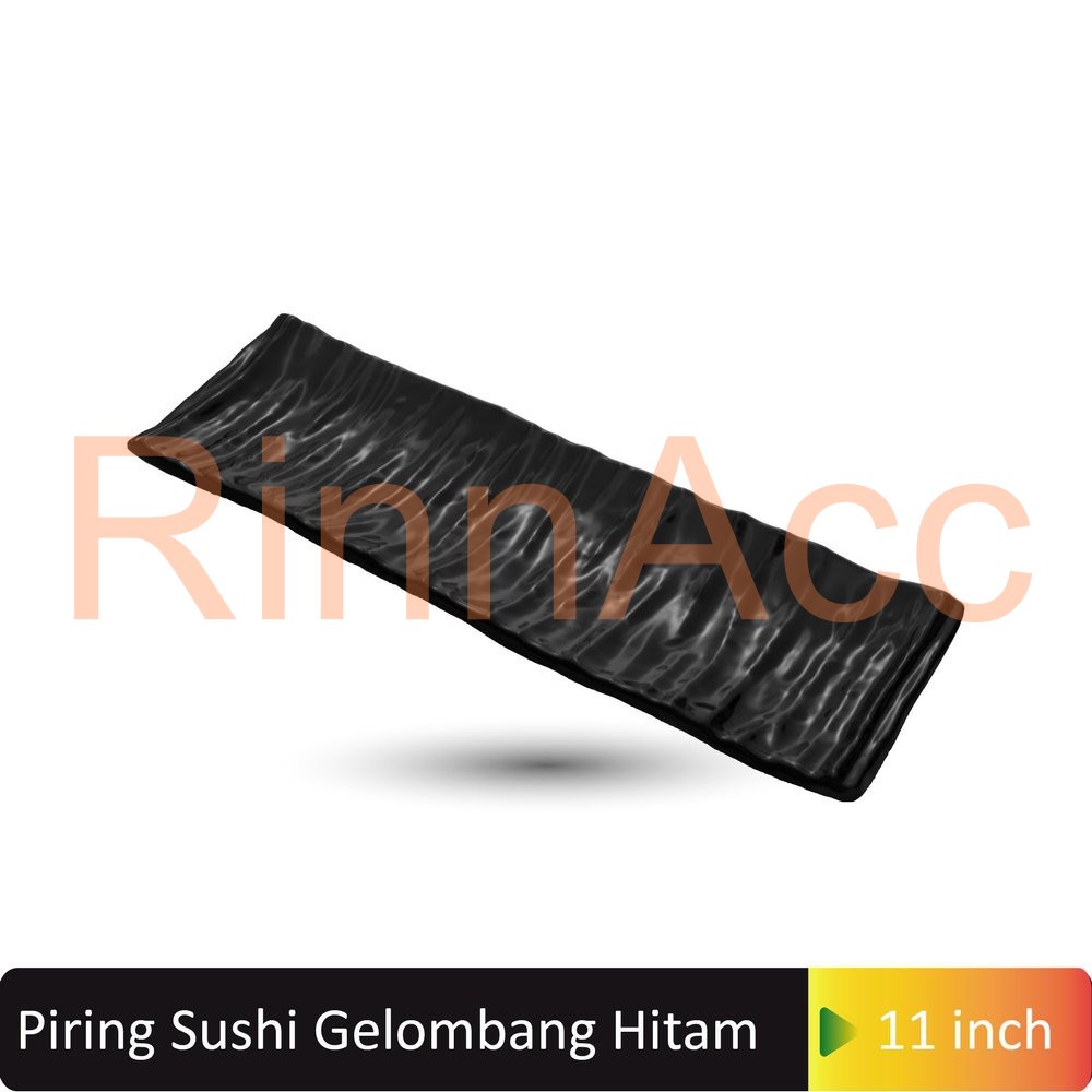 Jual Piring Sushi 11 Inch / Piring Persegi Panjang Melamine / Piring ...