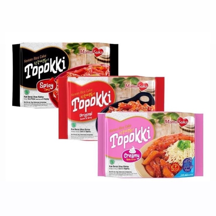 Jual Mamasuka Toppoki/Topokki /Tteobokki Instant Original Halal 134 ...