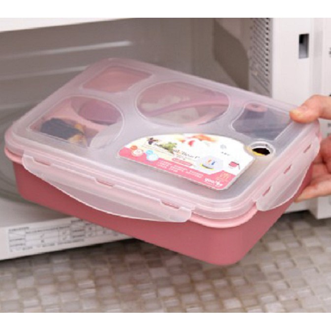 Jual Lunch Box Kotak Makan Sekat 4 Untuk Bento Tempat Sup | Shopee ...