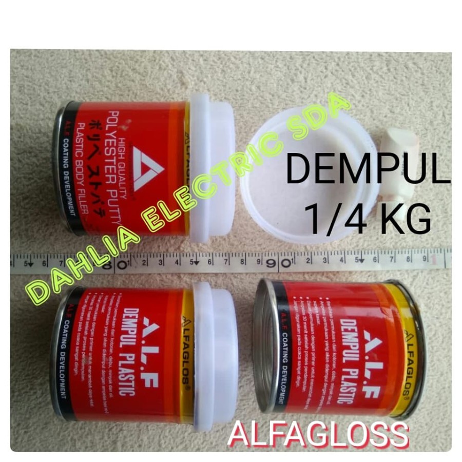 Jual DEMPUL ALFA GLOSS 1/4KG | Shopee Indonesia