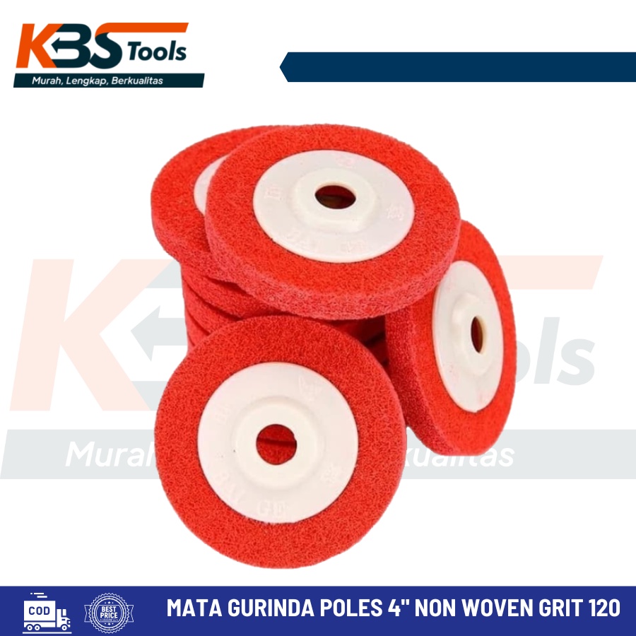 Jual Mata Gerinda Asah Poles Wool 4" Non Woven Grit 120 - Mata Polish ...