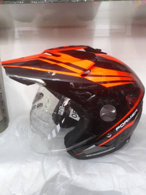 Jual HELM CARGLOSS FORMER/SEMI CROS | Shopee Indonesia