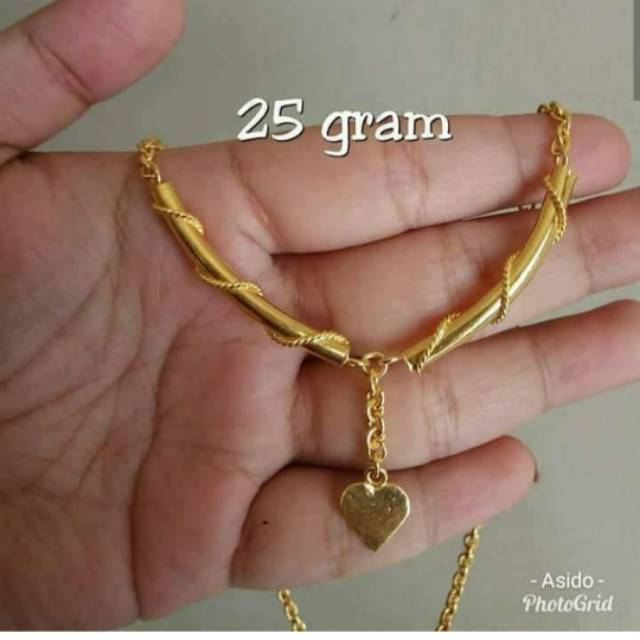 Jual Kalung Bambu Emas LM/London 24K kadar 99,99% | Shopee Indonesia