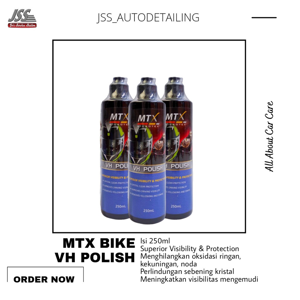 Jual MTX Microtex Bike Pro VH Polish Visor and Headlight Polish ...