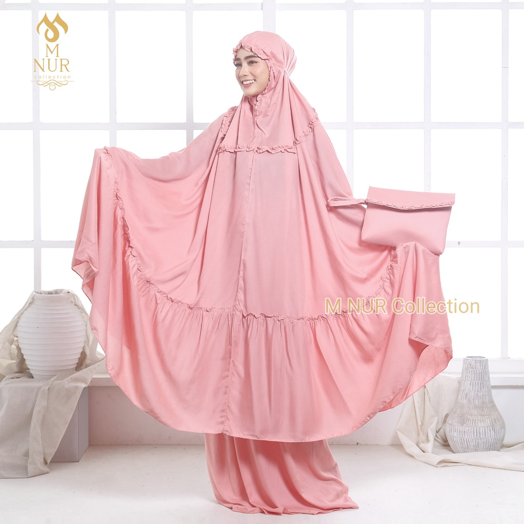 Jual Mukena Rayon Polos Super Jumbo BB 100KG Muat!!! Indonesia|Shopee ...