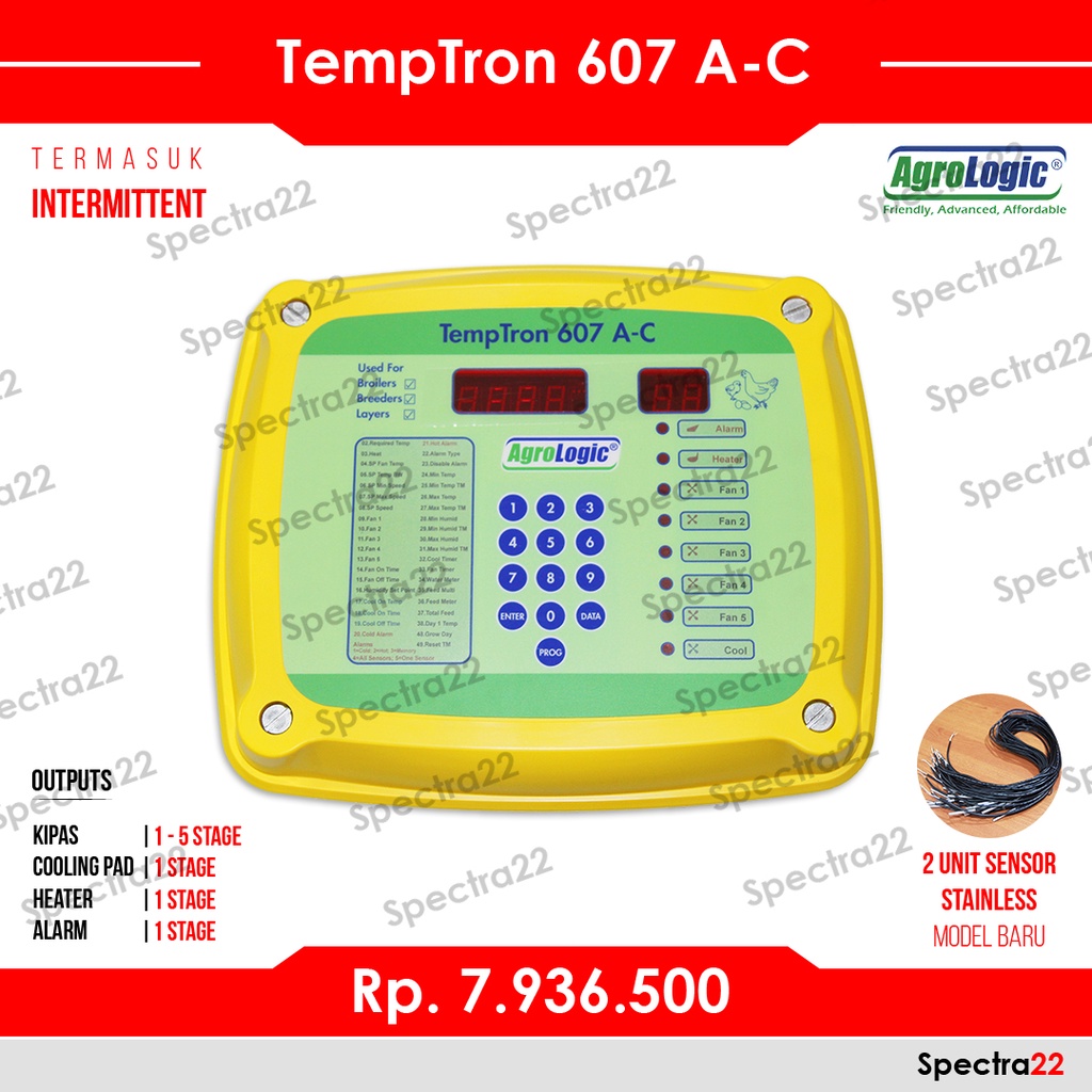 Jual Temptron 607 A-C - Pengatur Suhu Close House - Alat Ternak Ayam ...