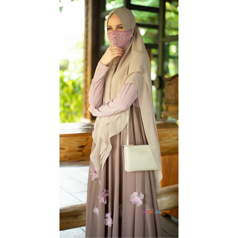 Jual Khoiri beach plum set sisesa (Dress n Khimar) | Shopee Indonesia