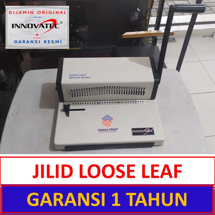 Jual Mesin Binder Loose Leaf INNOVATEC Alat Jilid Pelubang Buku Loose ... Jual Mesin Binder Loose Leaf INNOVATEC Alat Jilid Pelubang Buku Loose ...