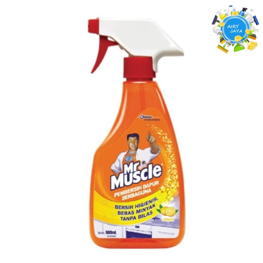 Jual Mr. Muscle Kitchen Lemon Pump 500mL | 500 ml | Shopee Indonesia