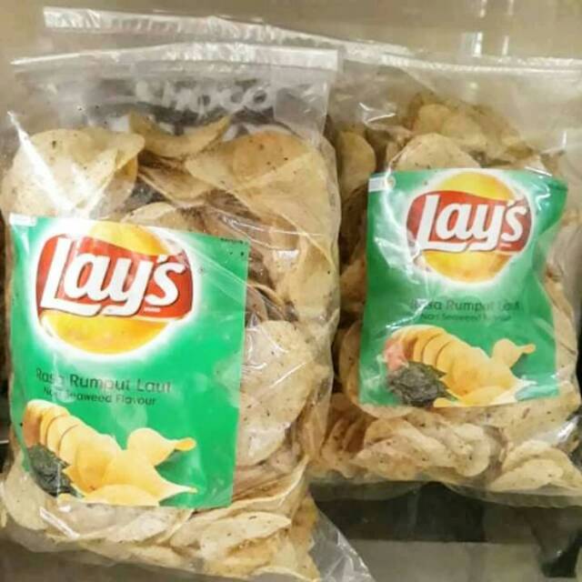 Lays rumput laut / snack kiloan indofood murah / kemasan 250gr | Shopee ...