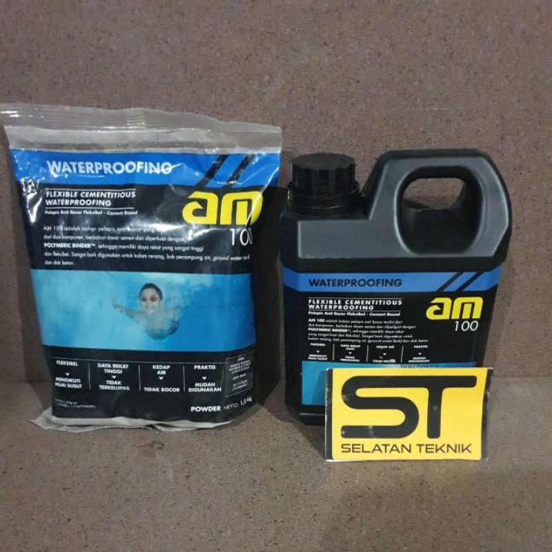 Jual AM 100 Flexible Cementitious Waterproofing Pelapis Anti Bocor ...