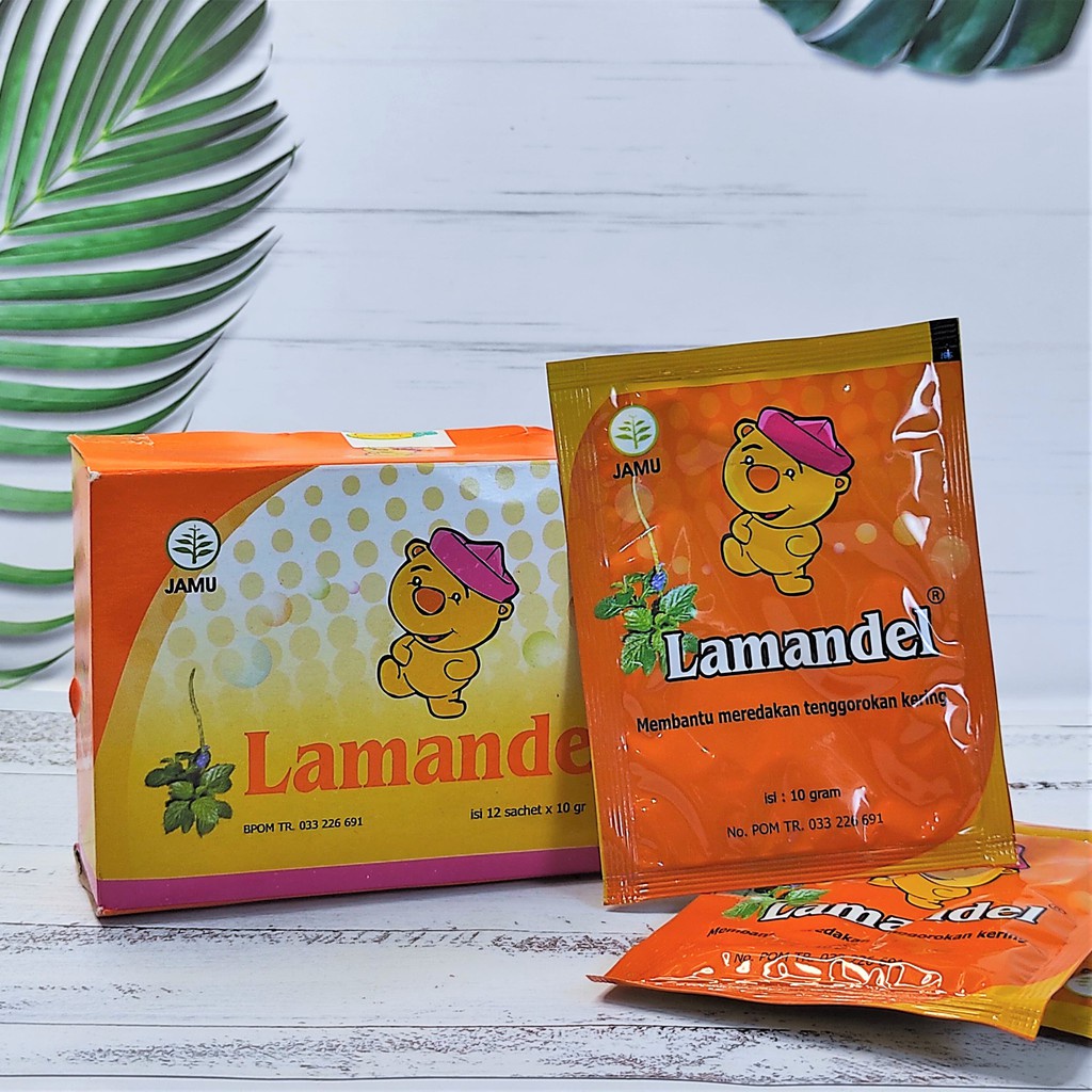 Jual LAMANDEL SACHET ISI 12 SACHET HERBAL AMANDEL | Shopee Indonesia