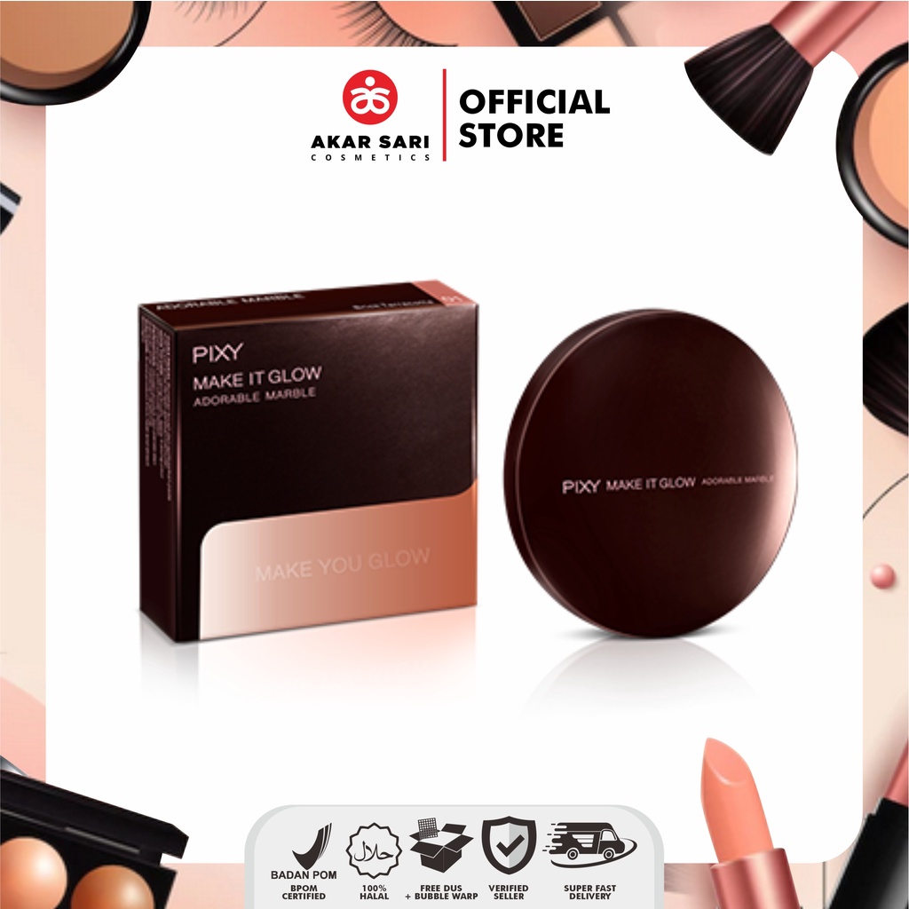 Jual PIXY BLUSH ON MAKE IT GLOW ADORABLE MARBLE - Blush On | Shopee ...