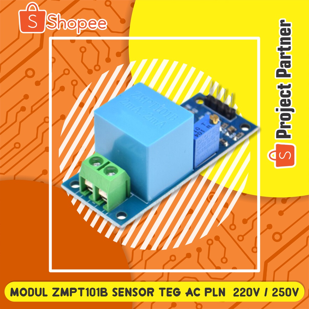 Jual Modul ZMPT101B Sensor Tegangan AC PLN Voltage 220V / 250V ZMPT101B ...