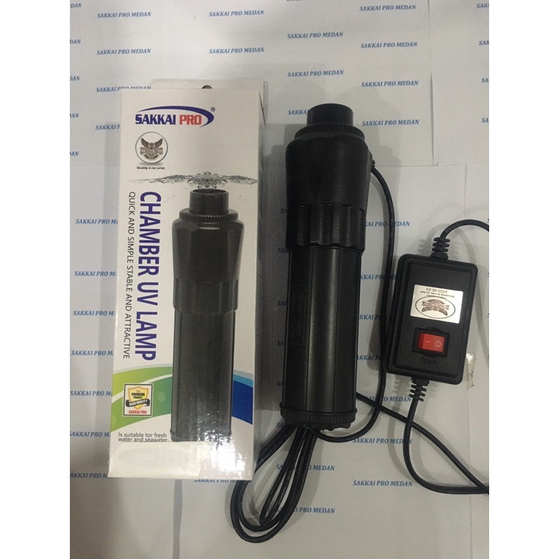 Jual Lampu Aquarium SAKKAI PRO CHAMBER SP UV 7 watt sterilisasi Alga | Shopee Indonesia