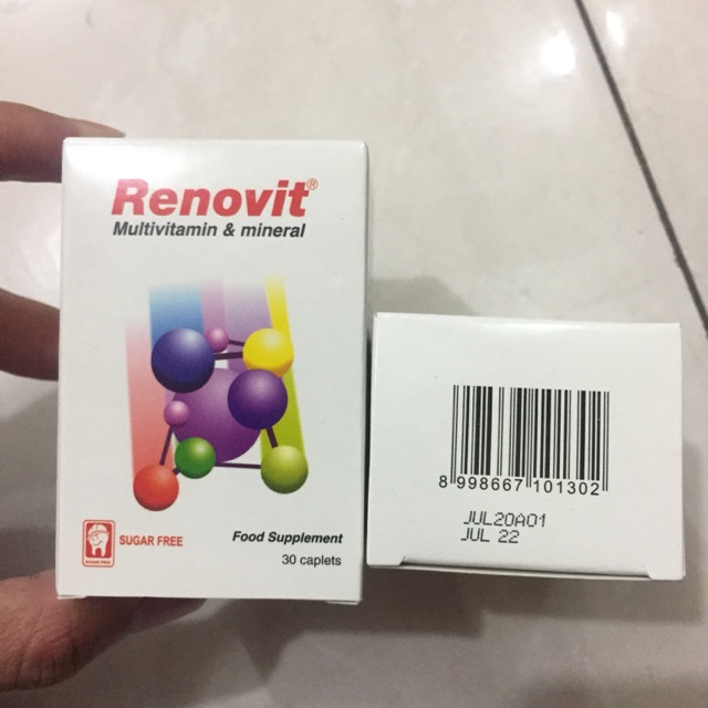Jual Renovit Multivitamin & Mineral 30 Tablet | Shopee Indonesia