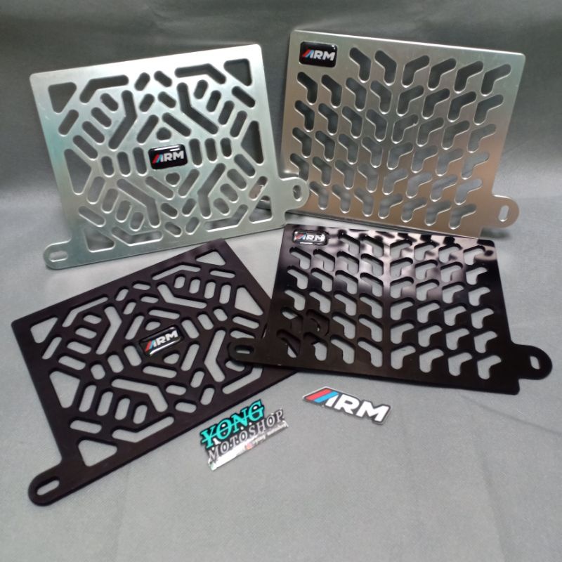 Jual Cover Radiator PATTERN & CYBER Full CNC ARM Arumi Yamaha Aerox ...