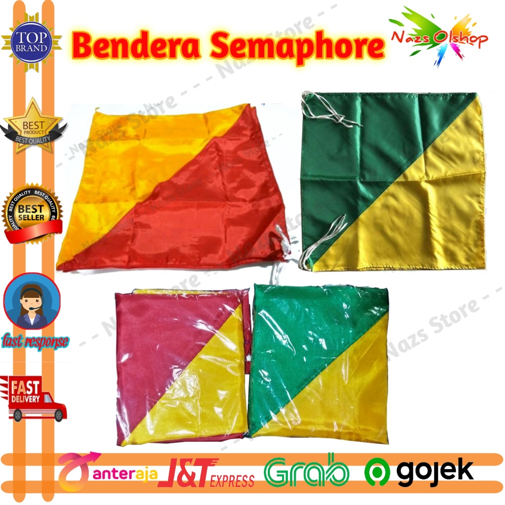 Jual Bendera Semaphore / Semapur Pramuka Siaga Penggalang Penegak ...