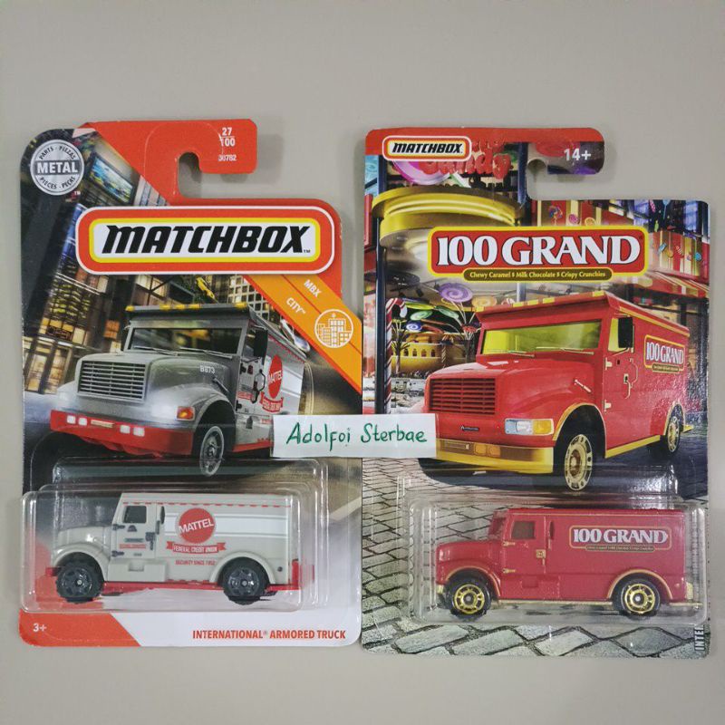 Jual matchbox international Armored truck mbx city 100 grand chewy ...