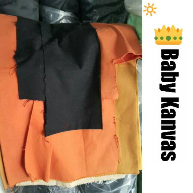 Jual BAHAN KAIN KATUN BABY KANVAS CANVAS HALUS TEBAL / KAIN BABY CANVAS ...