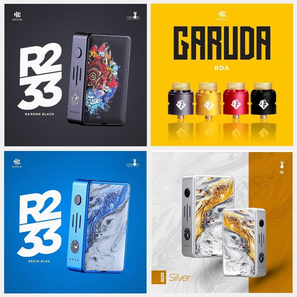 Jual Hotcig R233 Mod + Garuda RDA Authentic Original | Shopee Indonesia