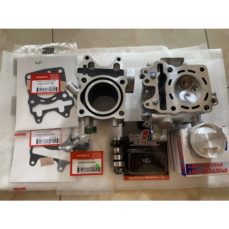 Jual Paket BORE UP vario 125 up 155-160cc CUSTOM PORTING RACING ...