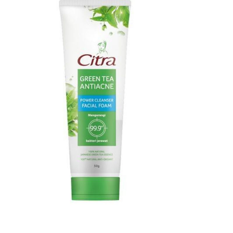 Jual Citra Green Tea Anti Acne Facial Foam 50 g | Shopee Indonesia