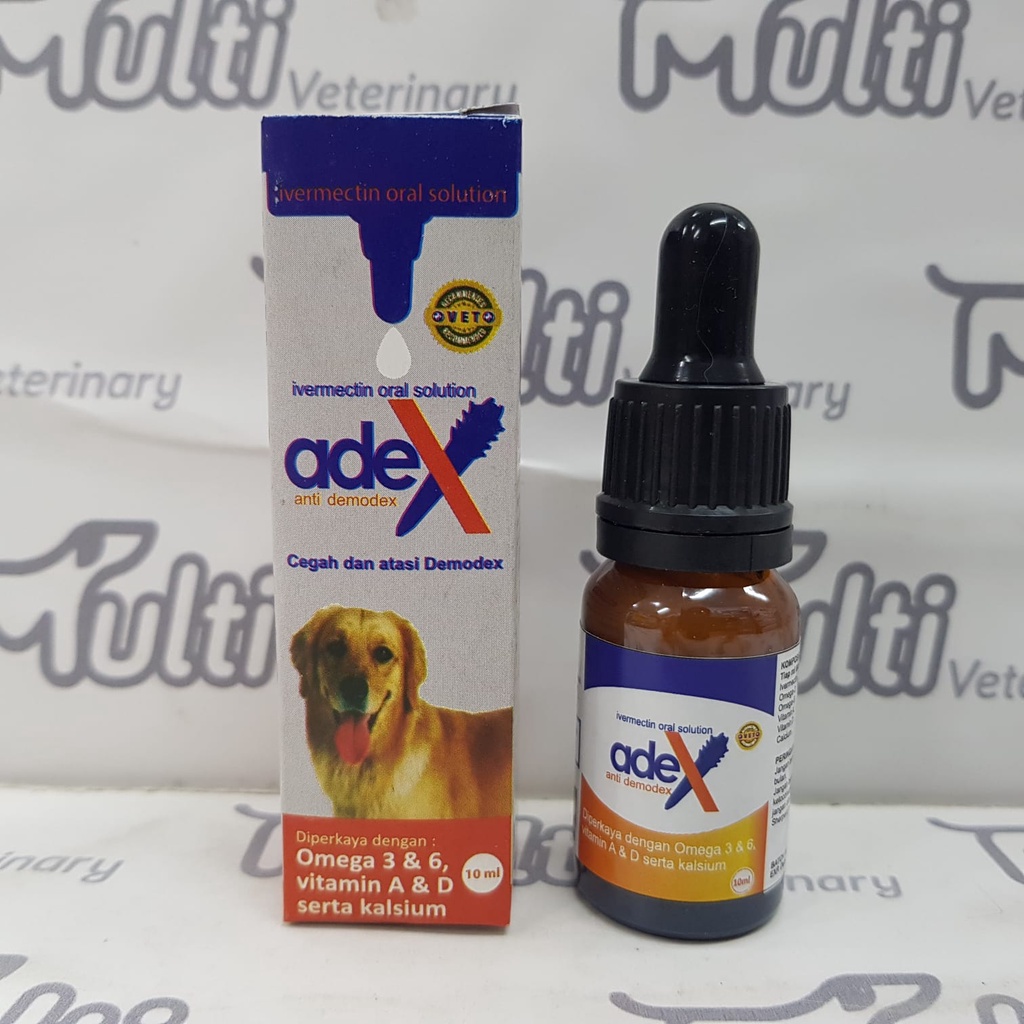 Jual ADEX 10ml Demodex Dog Kudis Gudikan Botak pada Anjing | Shopee Indonesia