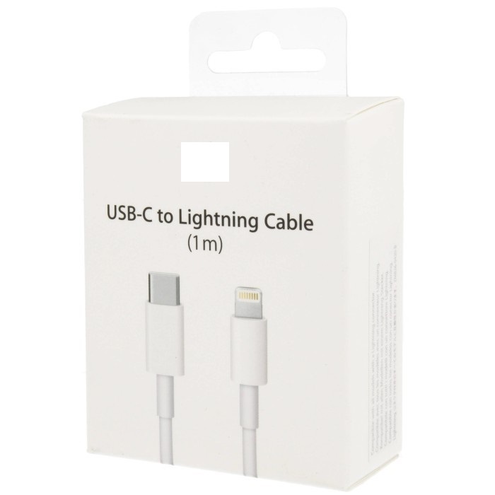 Jual Kabel USB Type C to Lightning Panjang Cable 1M Fast Charging Untuk ...