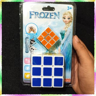 Jual Mainan Rubrik 3x3 Anak Plastik 3+ isi 2 ukuran normal dan mini ...
