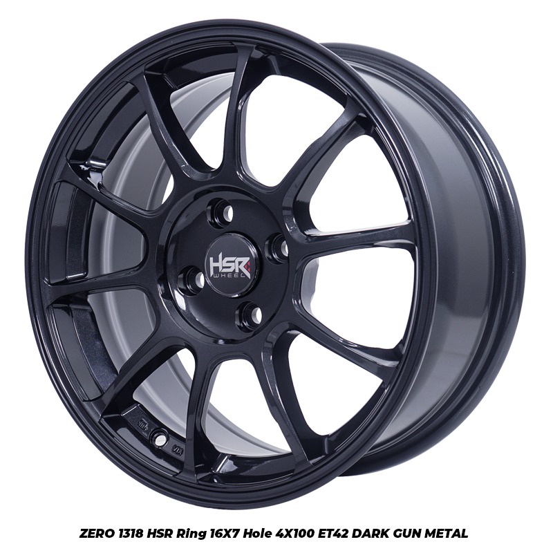 Jual Velg Racing HSR ZERO Ring 16 Hole PCD 4X100 Untuk Brio Jazz Freed ...