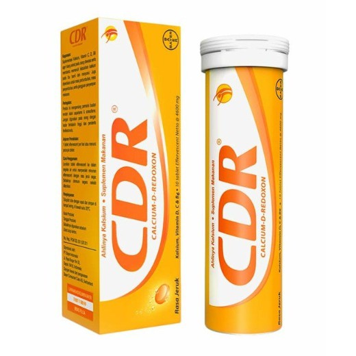Jual CDR Effervescent Calcium D Redoxon Rasa Jeruk Tube Isi 10 Tablet ...