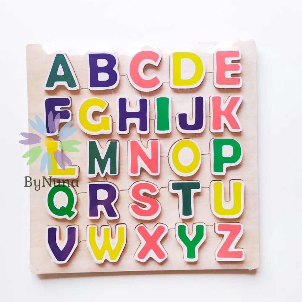 Jual Mainan Edukasi Anak Balok Kayu Bentuk Puzzle Angka Abjad Hewan ...