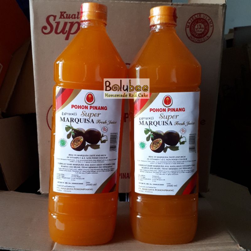 Jual Sirup Markisa Marquisa Pohon Pinang Super 2 Liter Khas Medan ...