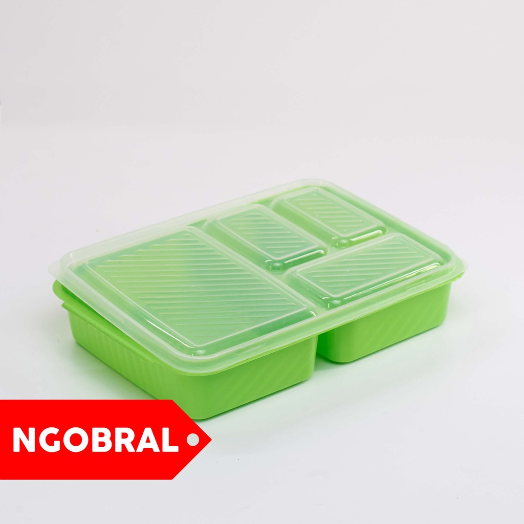 Jual KOTAK MAKAN / KOTAK CATERING SEKAT / KOTAK MAKAN PLASTIK BESAR ...