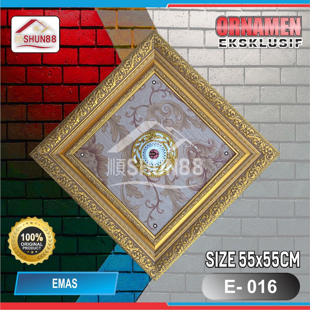 Jual Ornamen Lampu PVC / Ornamen Plafon PVC / Fitting Lampu / Rumah ...