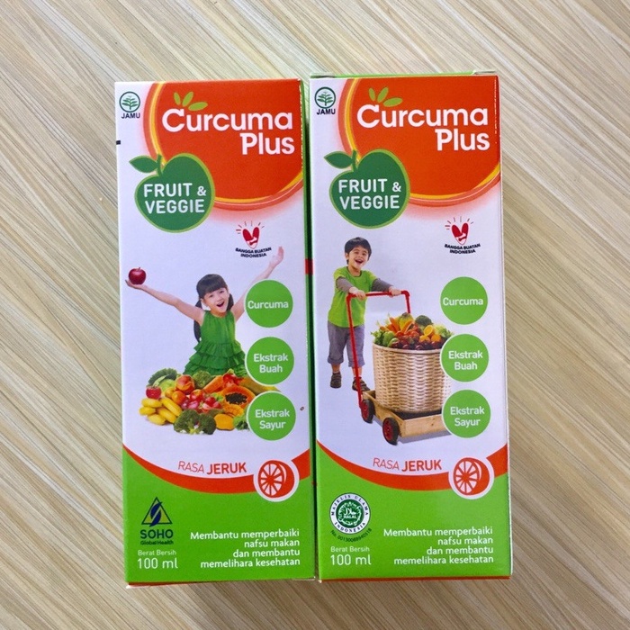 Jual Curcuma Plus Fruit&Veggie Rasa Jeruk 100ml. | Shopee Indonesia