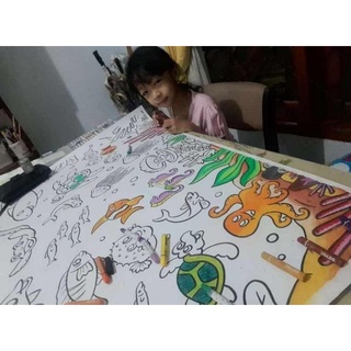 Jual Promo Poster Mewarnai Jumbo / Giant Coloring Sheet / Jumbo ...