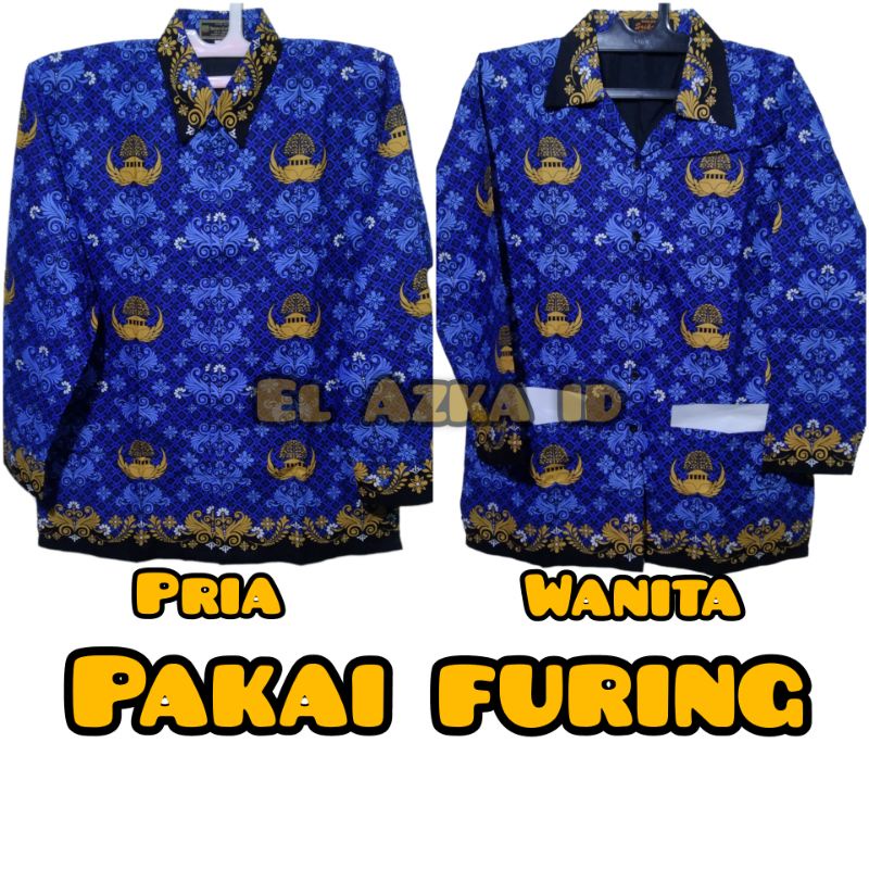 Jual korpri pria dan wanita kerah hitam/ furing | Shopee Indonesia