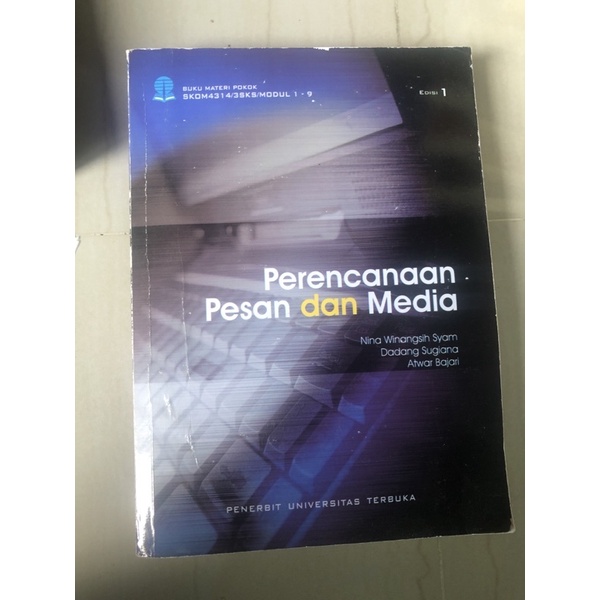 Jual Modul UT SKOM4314 Perencanaan Pesan dan Media | Shopee Indonesia