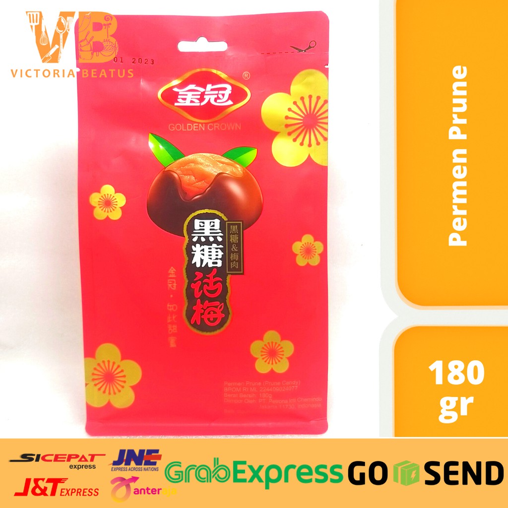 Jual PERMEN PRUNE (PRUNE CANDY) GOLDEN CROWN 180G | Shopee Indonesia