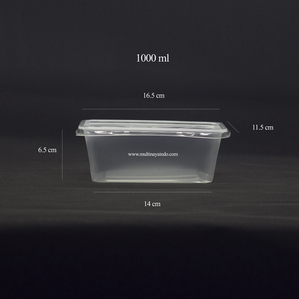 Jual THINWALL BOX / KOTAK PLASTIK / BOX PLASTIK / UKURAN 1000 ML GROSIR ...
